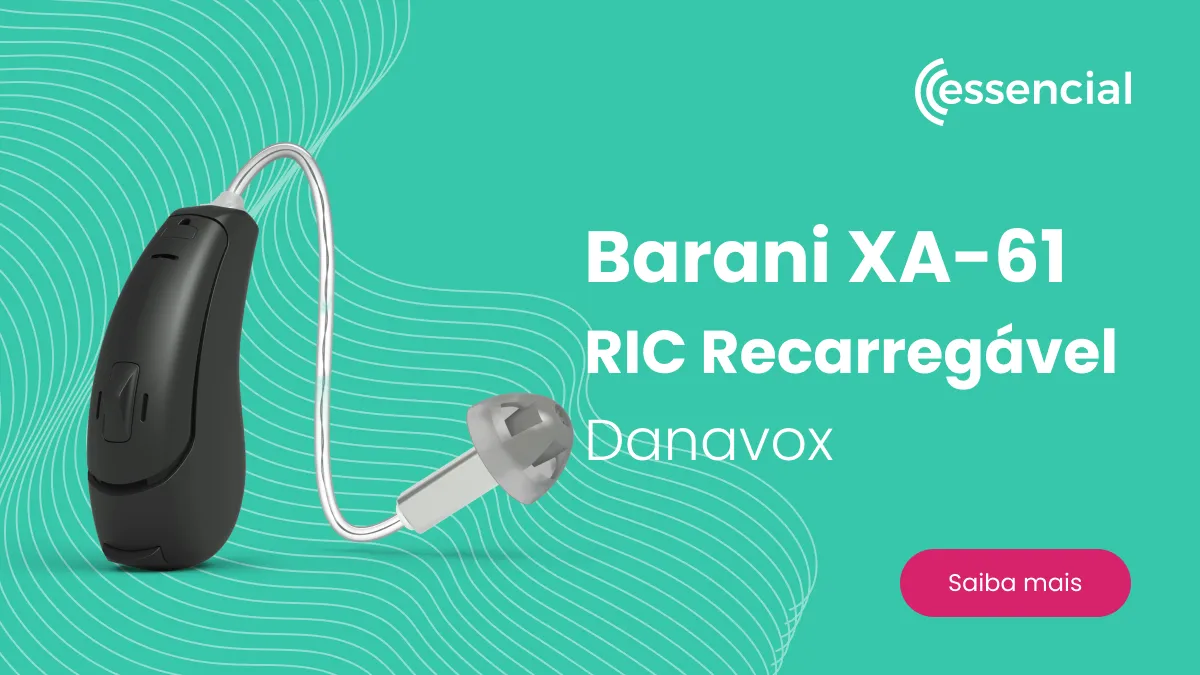 Aparelho Auditivo Barani XA-61 RIC recarregável